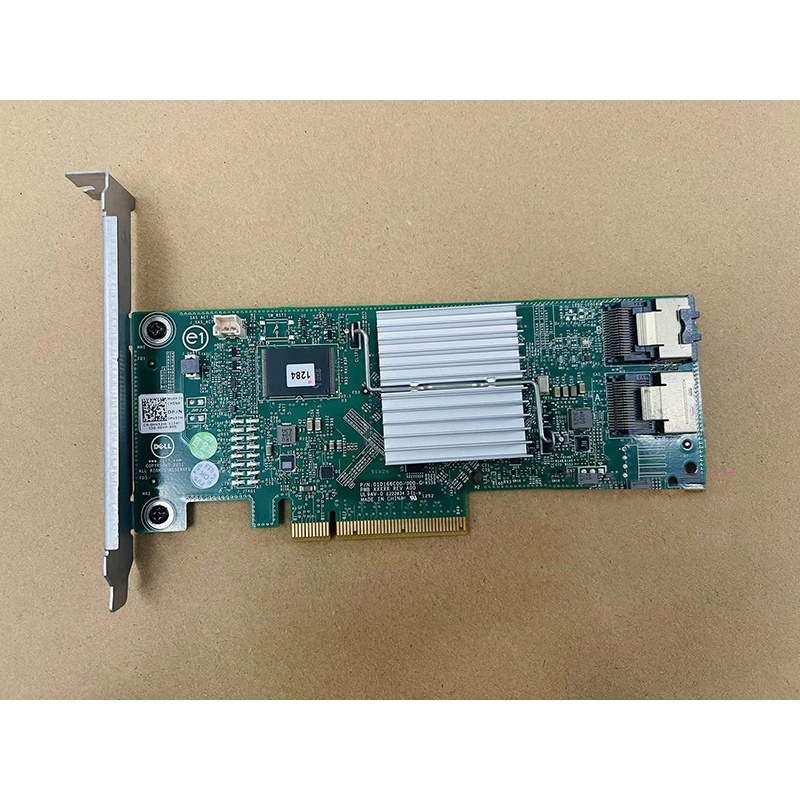 Dell H310 6GB SAS 8-port channel card HV52W supports single 6T PCI-E 8X ...