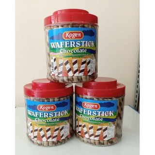 Kogen Wafer Stick Jar 600gr / Chocolate Collagen Waferstick | Shopee ...