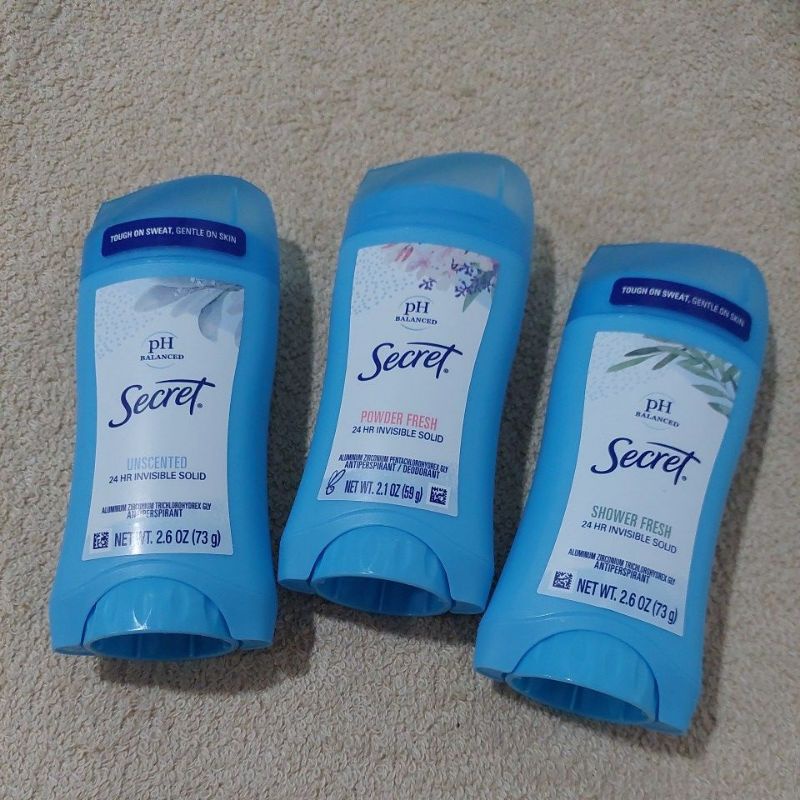 Secret Deodorant Stick 59g/73g (New Packing) | Shopee Philippines