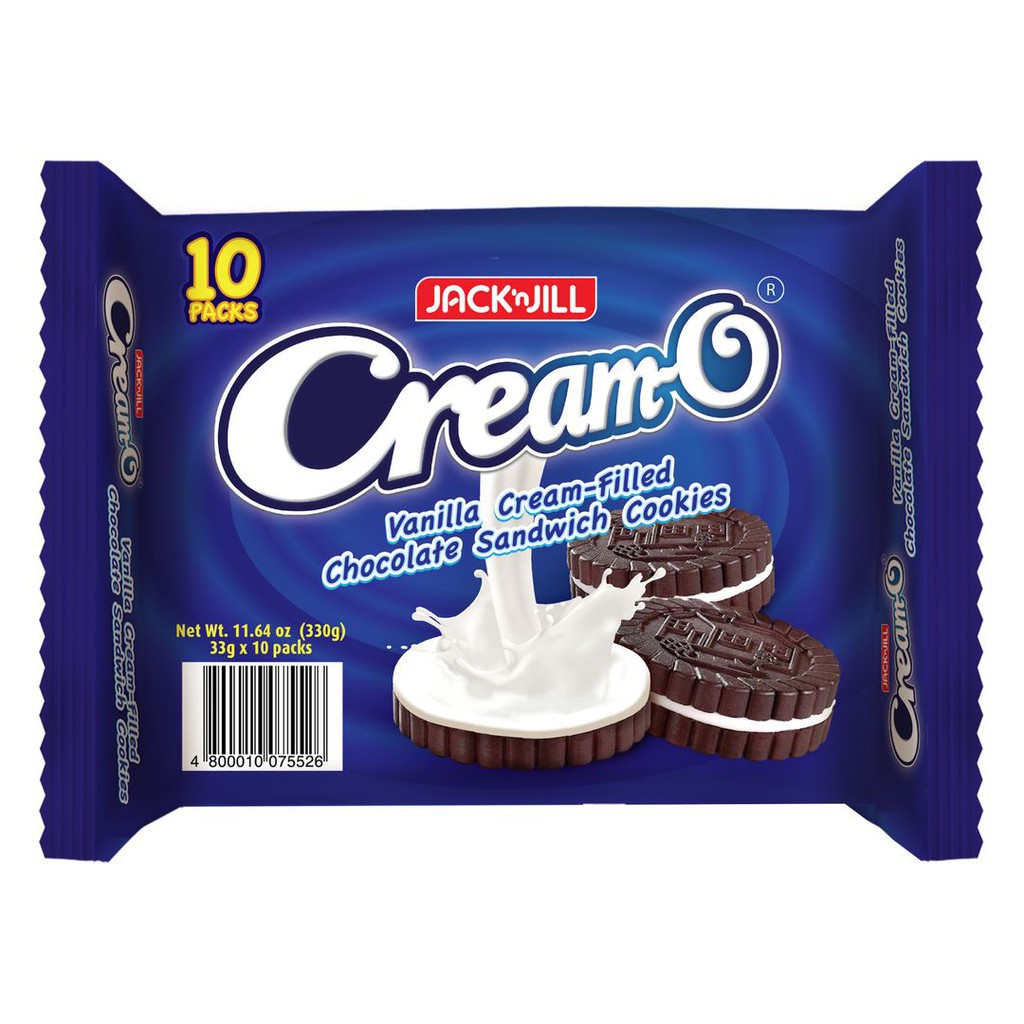 Cream-O Vanilla 33g Pack of 10 | Shopee Philippines