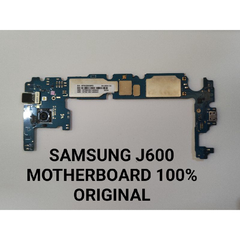 SAMSUNG J6 J600 ORIGINAL MOTHERBOARD | Shopee Philippines
