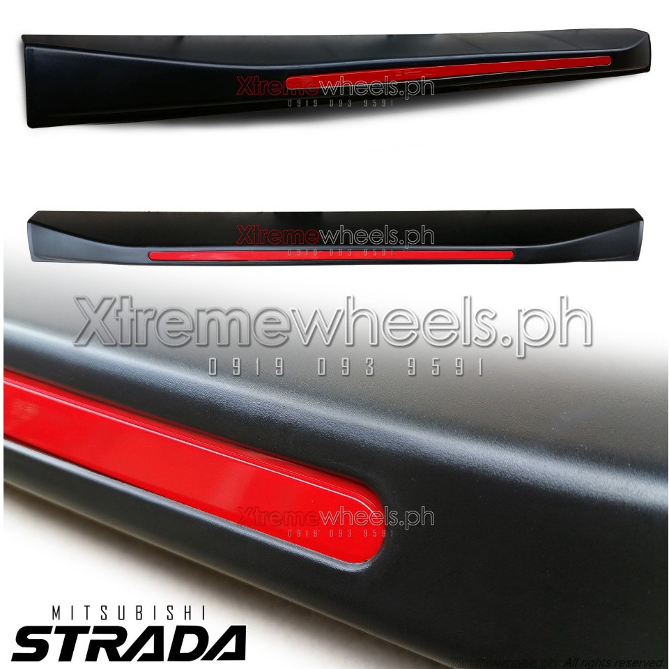 Mitsubishi Strada 2015-2023 Rear Tail Gate Spoiler / Rear rail Guard ...