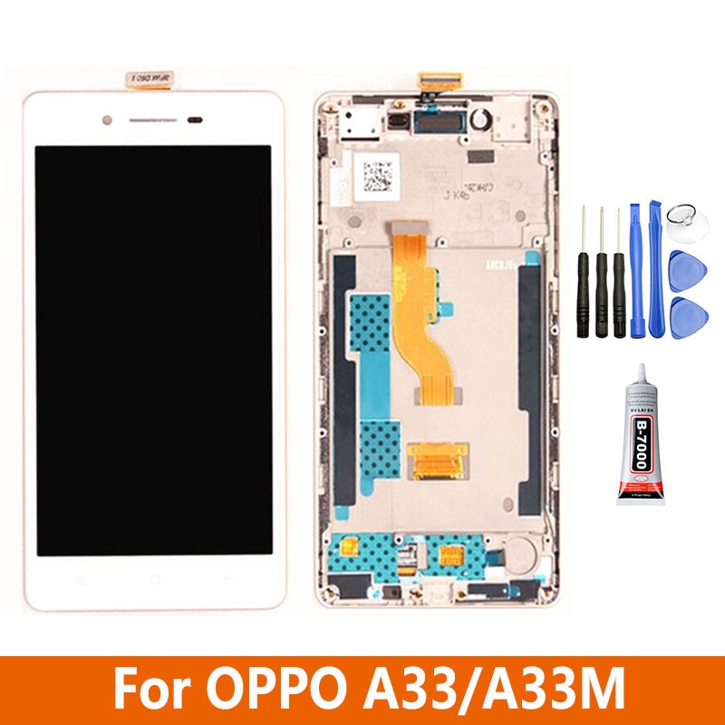 5.0" For OPPO A33 LCD A33M LCD Display Touch Screen With Frame ...