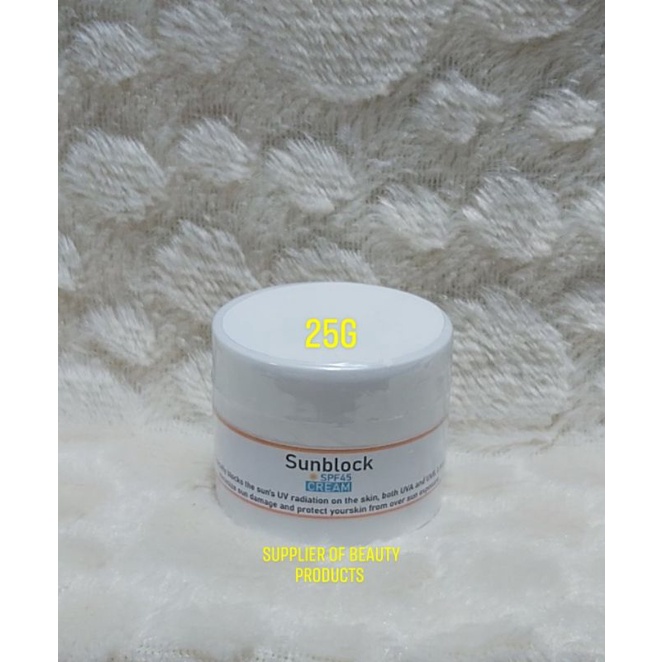 Sunblock Cream 25g Spf45 | Shopee Philippines