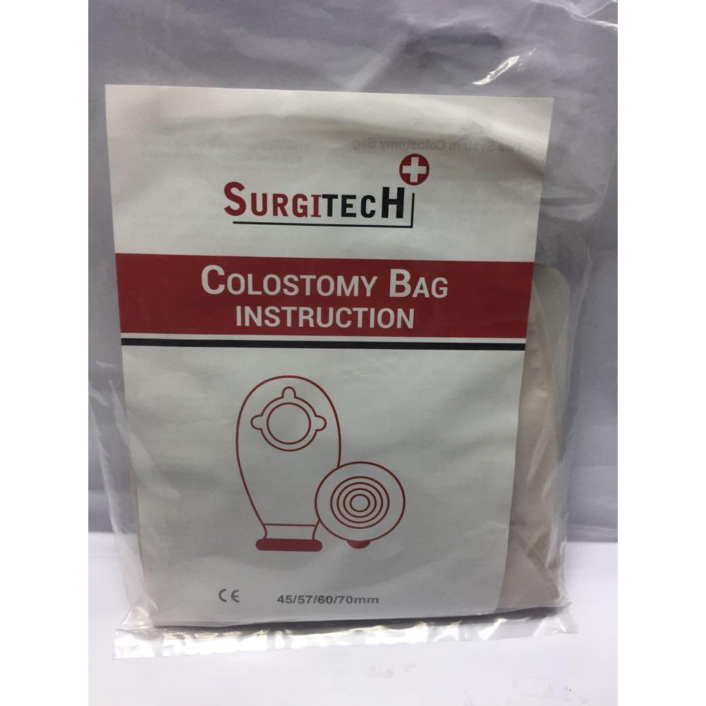 (Cart-z) SURGITECH Colostomy Bag (70mm, 60mm, 57mm, 45mm) | Shopee ...