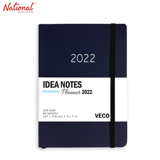Veco Planner 2022 5X7 Inches Idea Notes Midnight Blue (Free ...