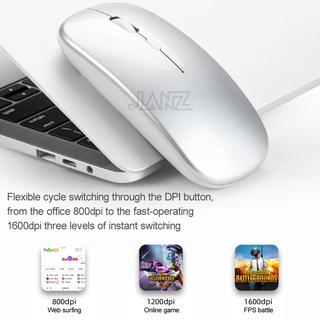 Wireless Mouse Bluetooth Mouse 2.4GHz Wireless Optical Rechargeable ...