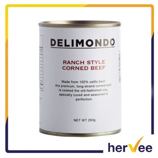 DELIMONDO Easy Open Can Ranch Style Corned Beef 260 gr | Shopee Philippines