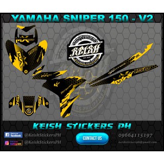 Decals for Sniper 150 V2 | Shopee Philippines