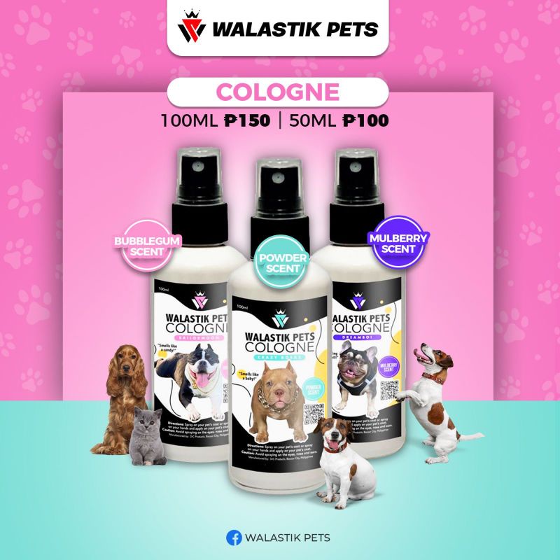 Walastik Pets Cologne 50ml | Shopee Philippines
