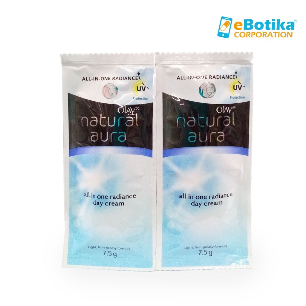 Olay Natural Aura All In One Fairness Day Cream Sachet 7.5g (2pcs ...