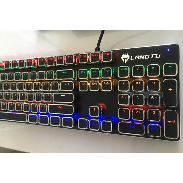 Wolf Totem G-100 Black Keys Mechanical Keyboard Typewriter | Shopee ...