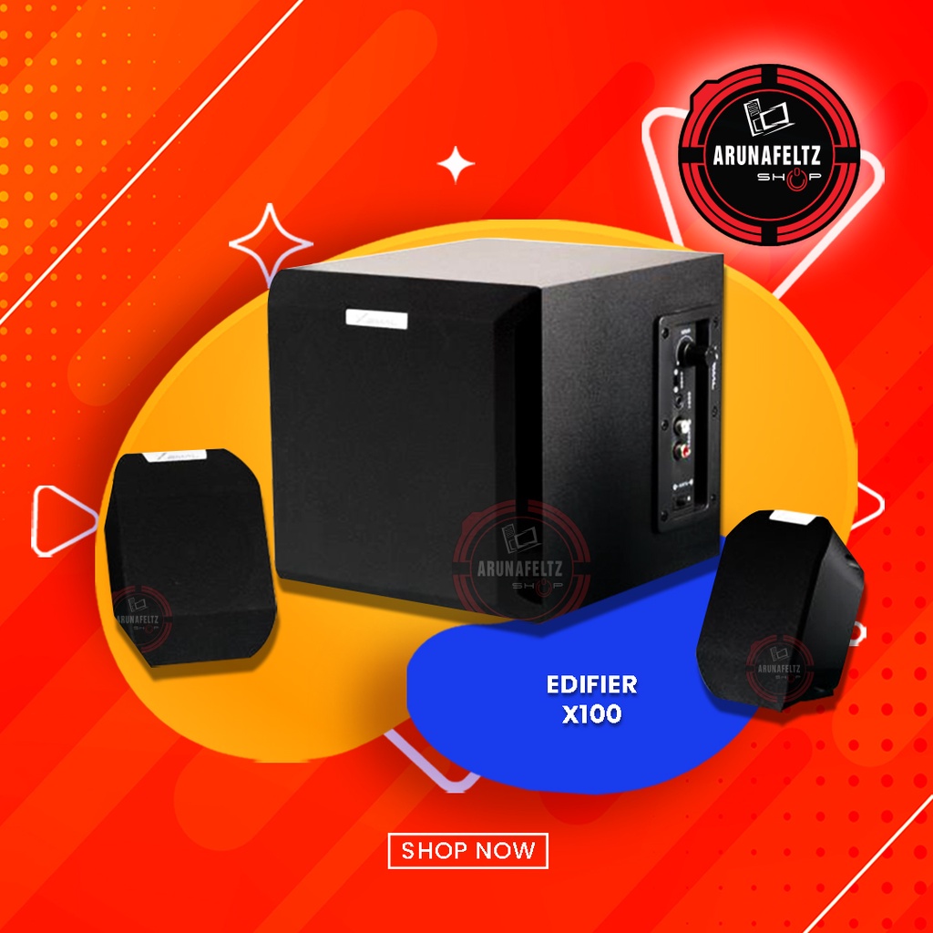 EDIFIER SPEAKER X100 BLACK | Shopee Philippines