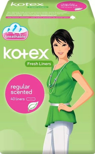 Kotex Scented Fresh Liners - 2 Packs 80 Pantiliners | Shopee Philippines