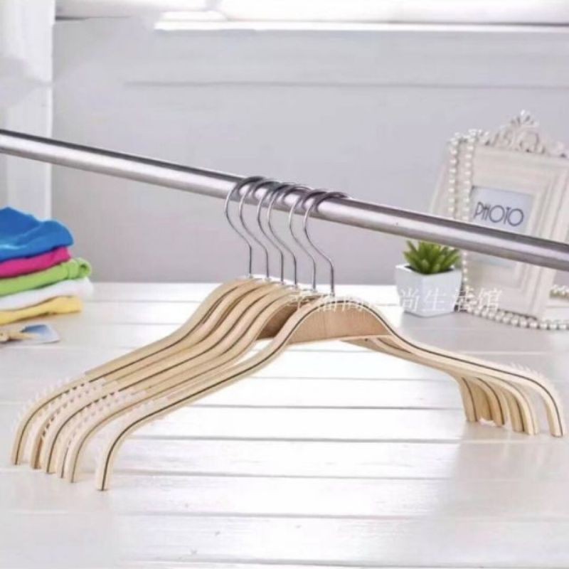 Thailand Wooden Hanger (6pcs) | Shopee Philippines