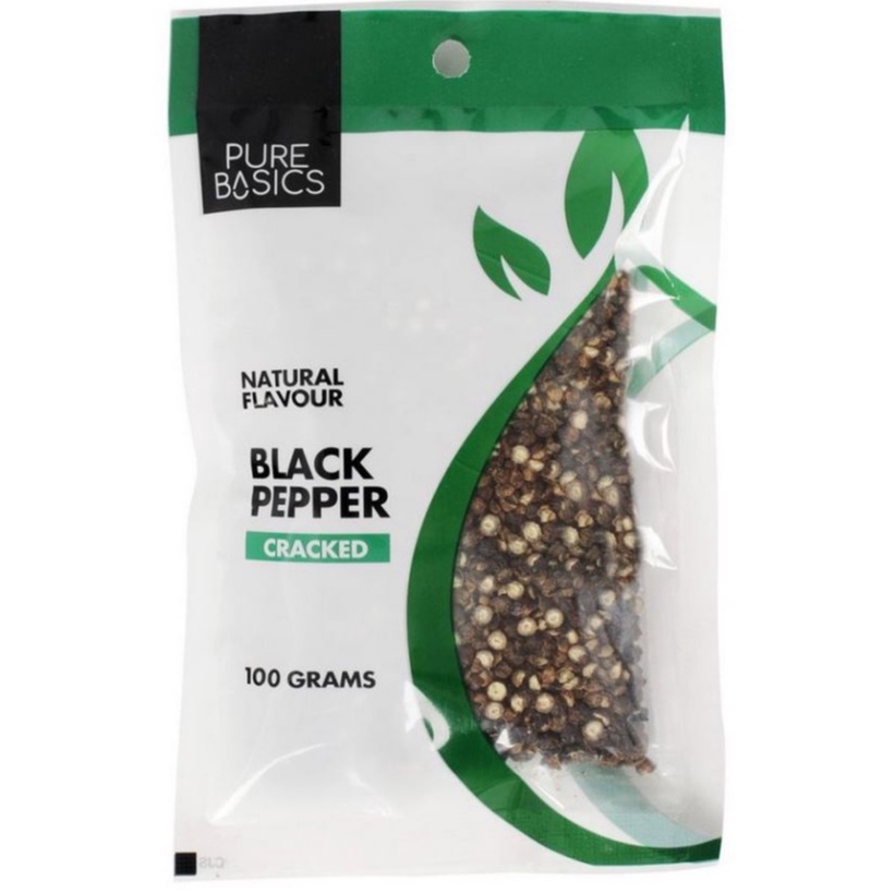 Pure Basics Black Pepper Cracked 100g | Shopee Philippines