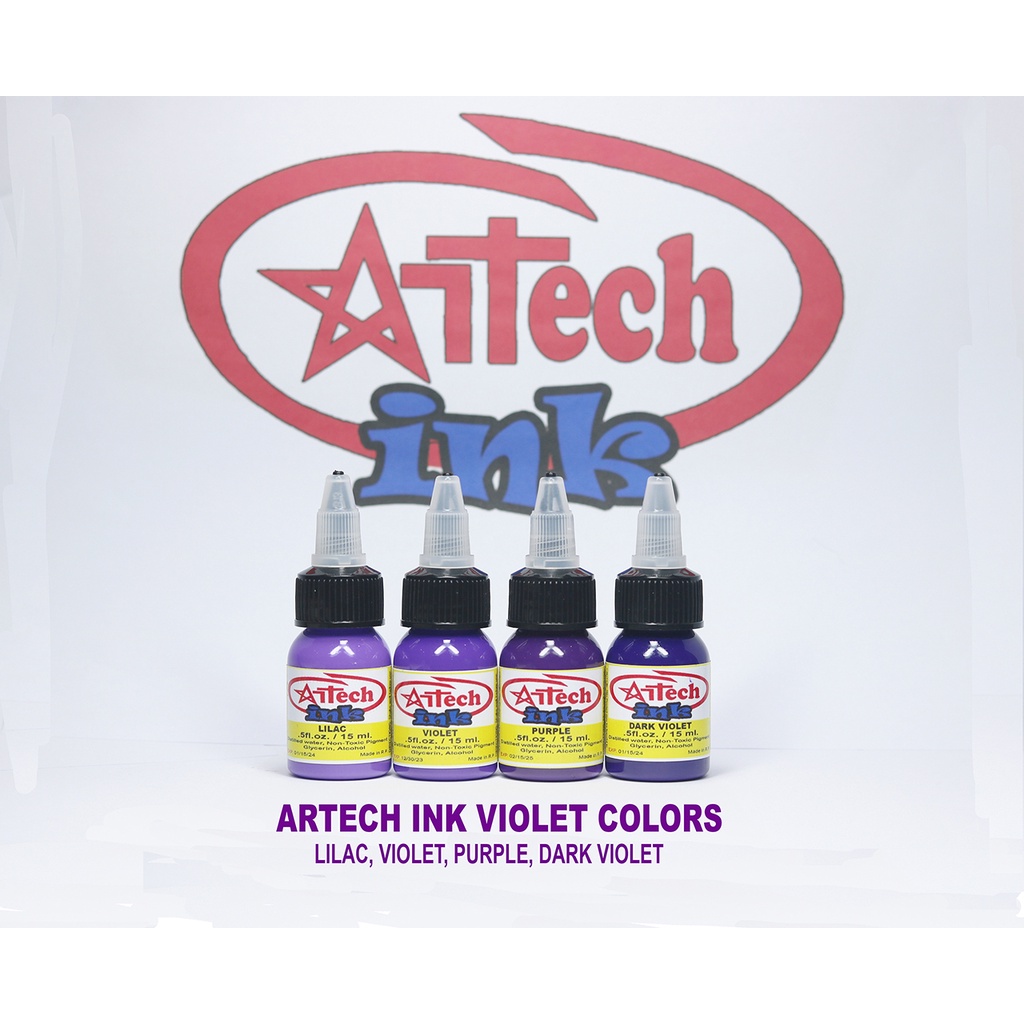 ARTECH INK COLORS [VIOLET COLORS] (Originally Filipino Made Tattoo Inks ...