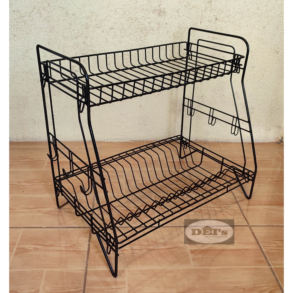 [2 LAYERS, COLLAPSIBLE] Dish Rack | Dish Drainer | Dish Drying Rack ...