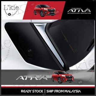 Perodua Ativa CHROME Side Spoiler Trim Rear Window Side Cover Perodua ...