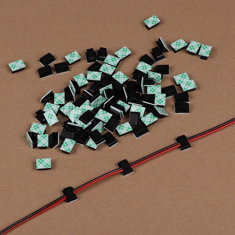 10 sticky wire fixing seats, wiring and wiring wire management clamps ...