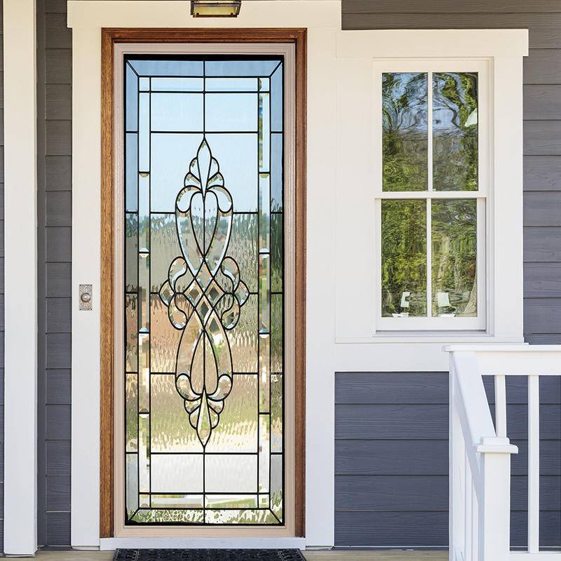 Stained Imitation Glass Door Stickers Waterproof Self-adhesive Poster ...