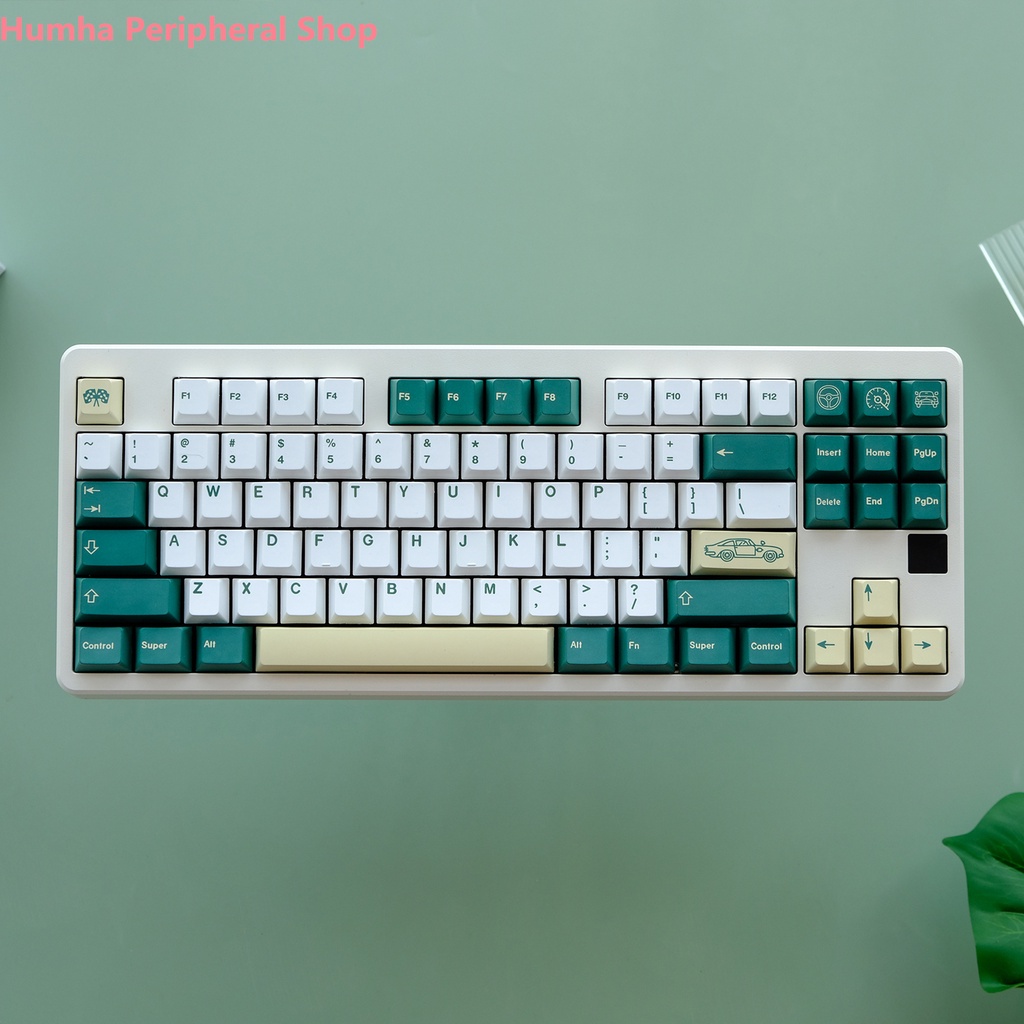Humha British Racing Green R2 keycap PBT material Dye-Sublimation ...