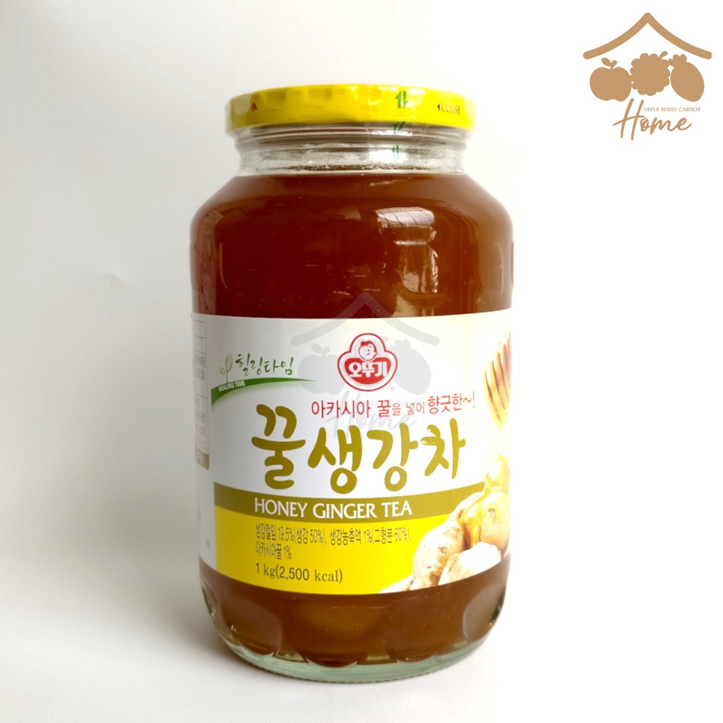 Ottogi Honey Ginger Tea 1kg drink syrup Korean orange syrup 1 kg Ginger ...