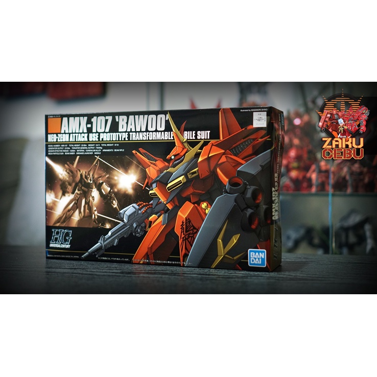 Bandai 1/144 HG HGUC AMX-107 Bawoo #015 (Gunpla) | Shopee Philippines