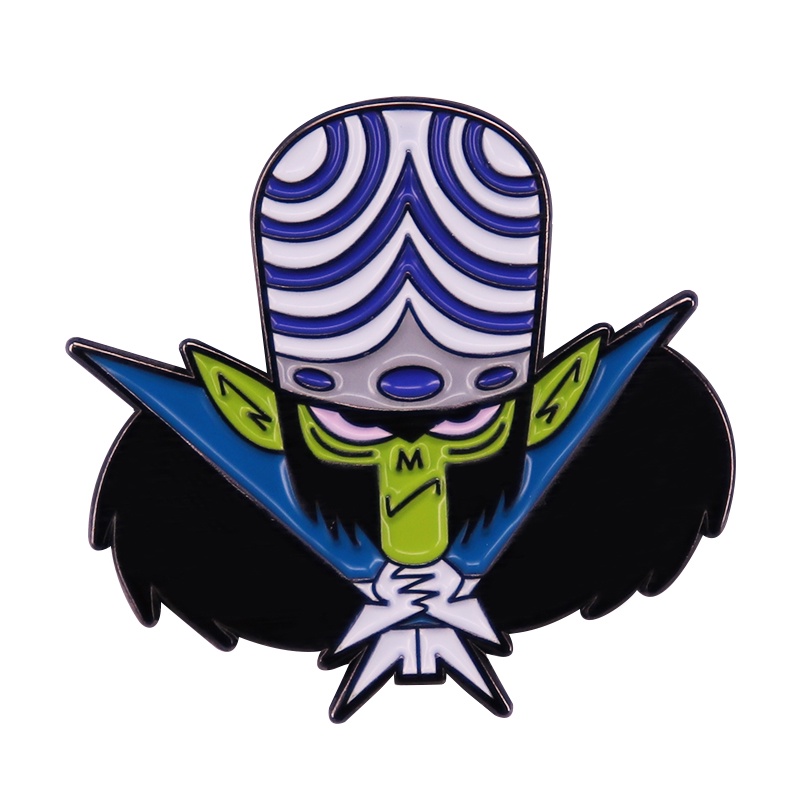 Villain Mojo jojos Pin mad scientist notorious genius chimpanzee Brooch ...