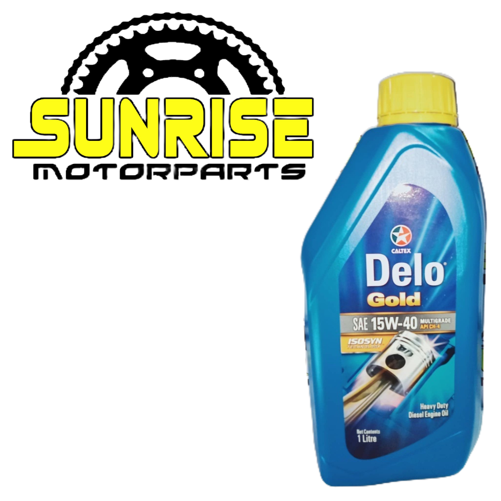 CALTEX BRAND DELO GOLD OIL SAE 15W-40 1L | Shopee Philippines