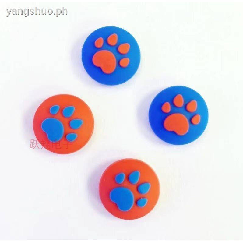 ♟switch joy-con mario red and blue cat claw cap ns handle rocker hat ...