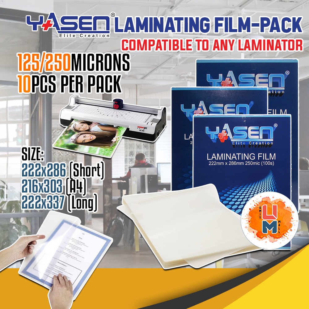 10pc 125-250Mic A4 Short Long Photo Documents Plastic Film Protector ...