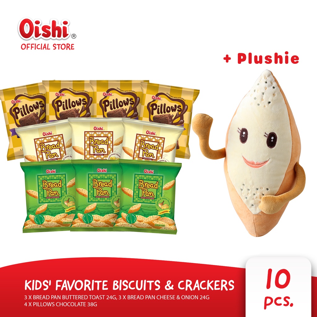 Kids' Favorite Biscuits & Crackers + Plushie | Shopee Philippines