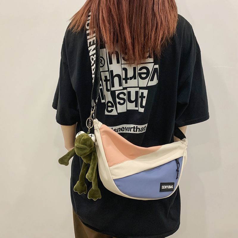 Nylon Bag Messenger bag Shoulder Bag INS Large Capacity New Trend Nylon ...