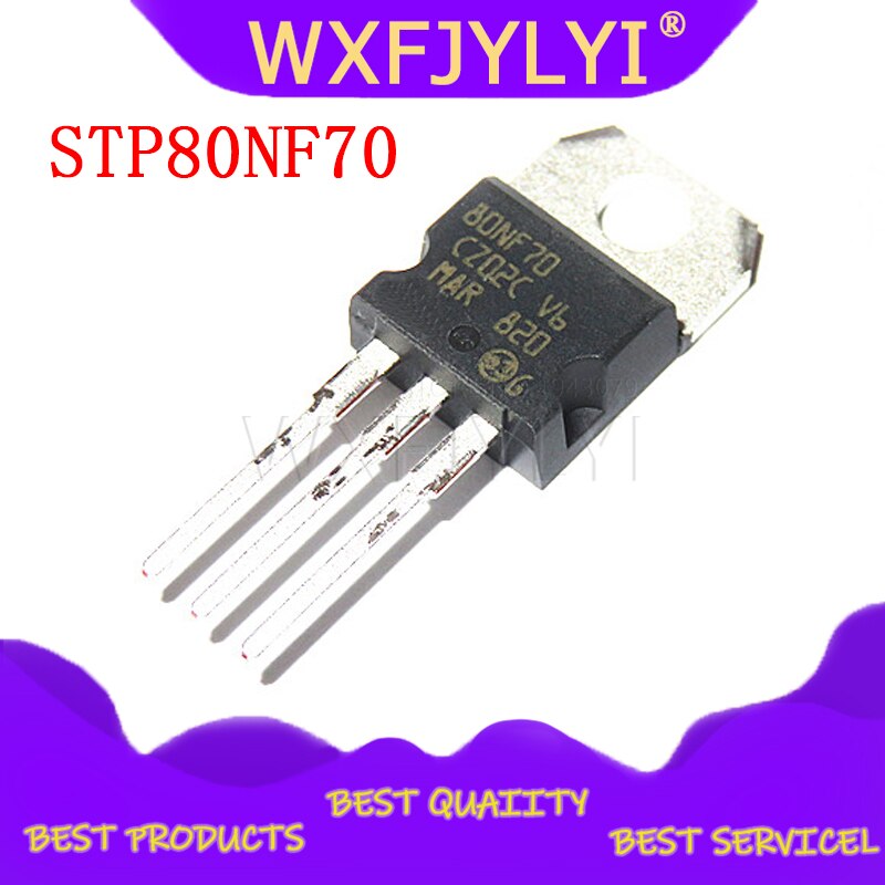 10pcs Ic Stp80Nf70 80nf70 To-220 Mosfet Controller 80a 70v Emu | Shopee ...