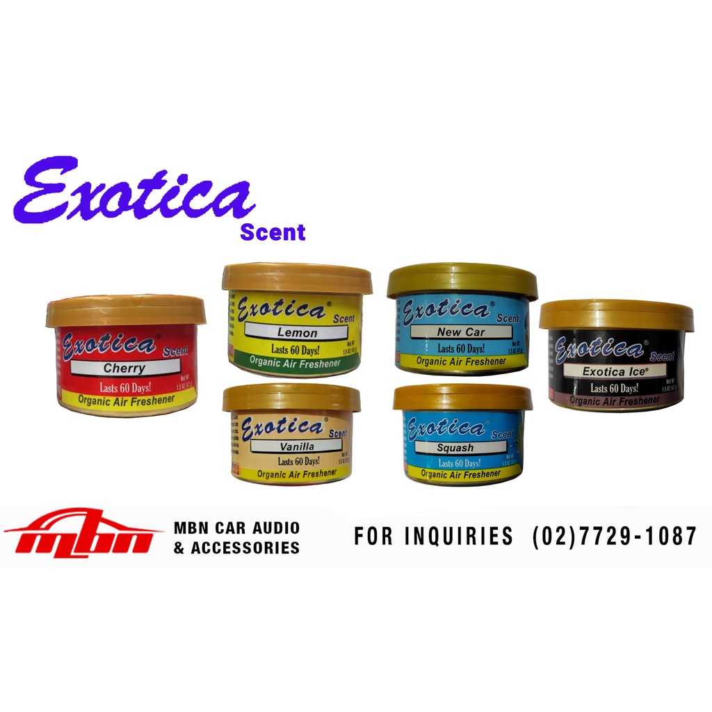 EXOTICA SCENT (AIR FRESHENER) | Shopee Philippines