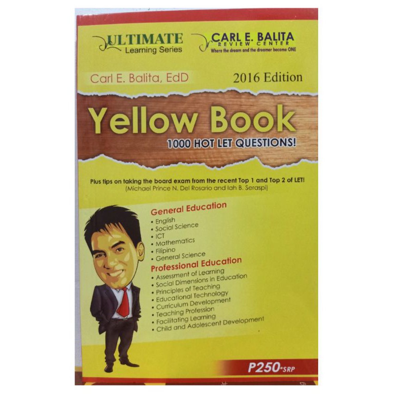 Download CBRC LET REVIEWER YELLOW BOOK 2016 EDITION PDF - PRC Download CBRC LET REVIEWER YELLOW BOOK 2016 EDITION PDF - PRC
