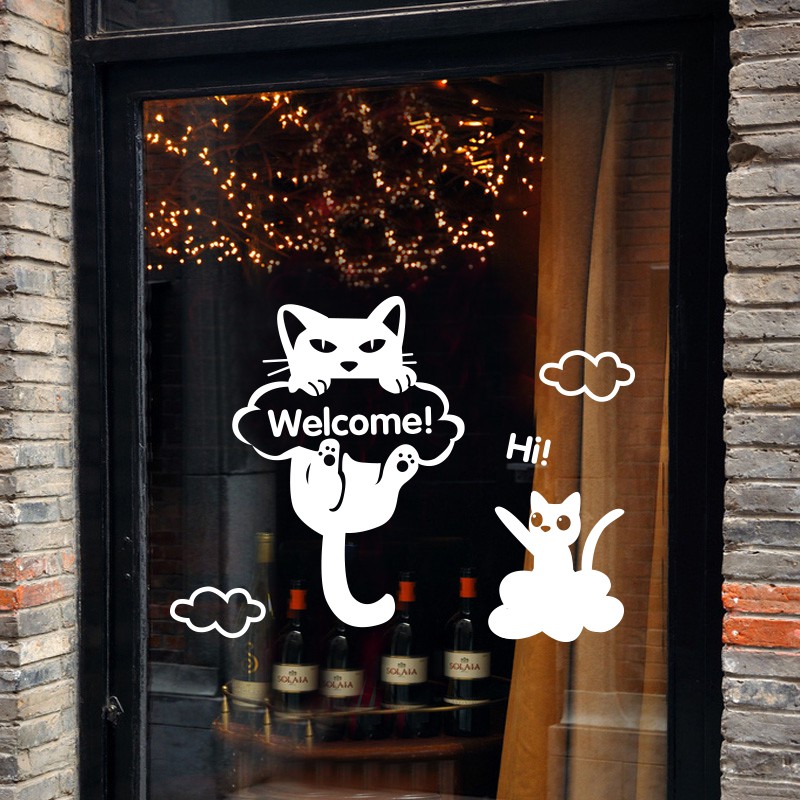 Customized Glass Window Door Sticker | Any Shape & Size | Shop Store ...