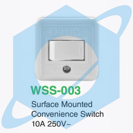 1pcs Omni WSS-003 Surface Mounted Convenience Switch 10A 250V | Shopee ...