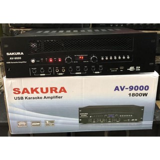 SAKURA AV-9000 KARAOKE MIXING AMPLIFIER 1800Wx2 | Shopee Philippines