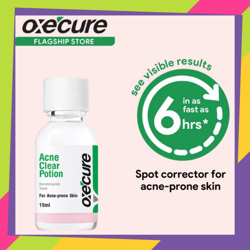 Oxecure Acne Clear Potion 15 ml | Shopee Philippines