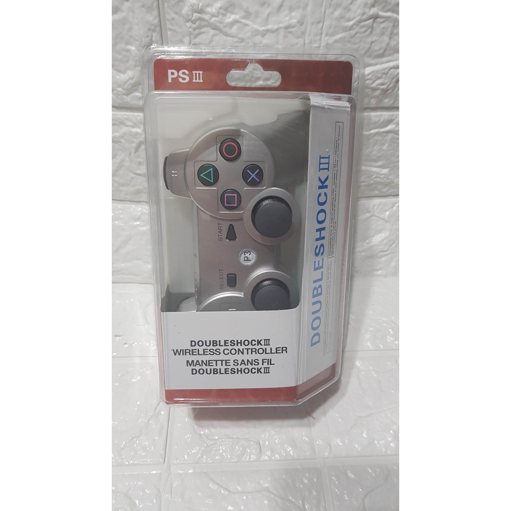 Wireless Controller for PS3 (Silver) | Shopee Philippines