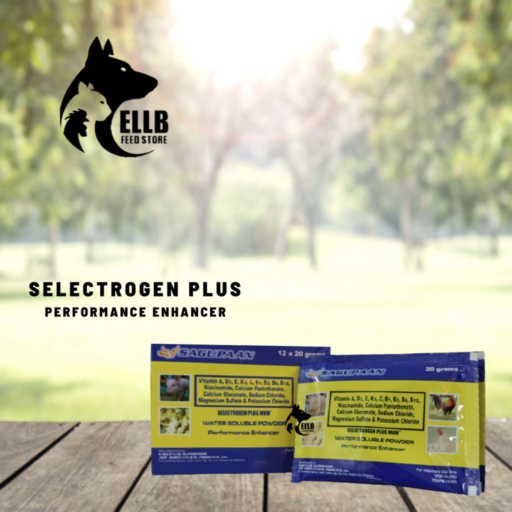 Selectrogen Plus 20g Water Soluble Powder for Poultry and Gamefowl [1 ...