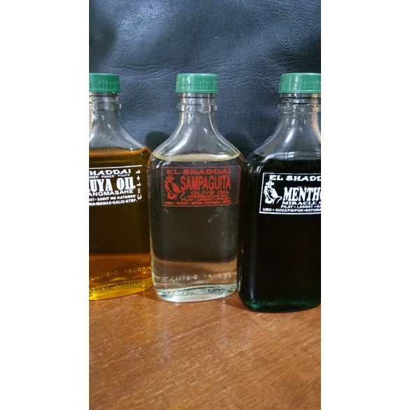 EL SHADDAI OIL (SAMPAGUITA, LUYA, MENTHOL 250 ml each) | Shopee Philippines