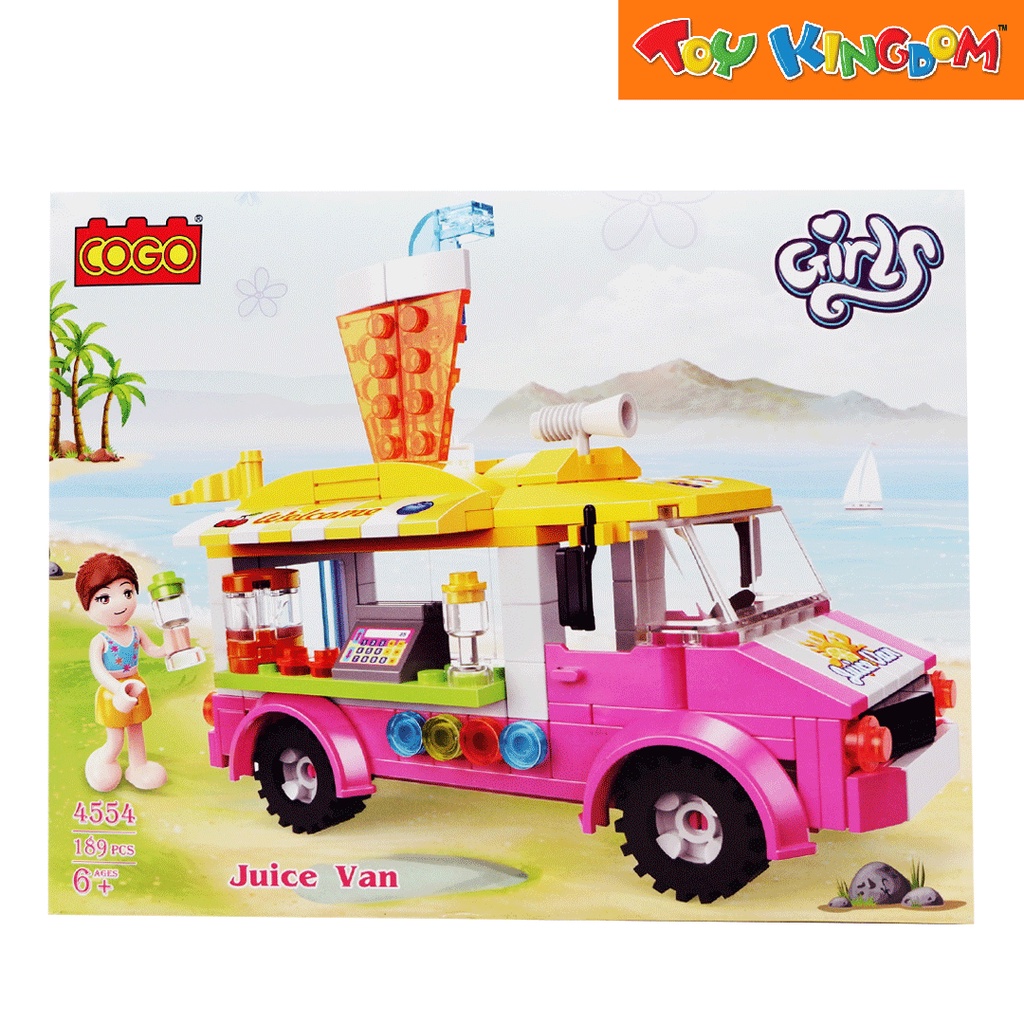 Cogo Girls Juice Van Building Blocks | Shopee Philippines