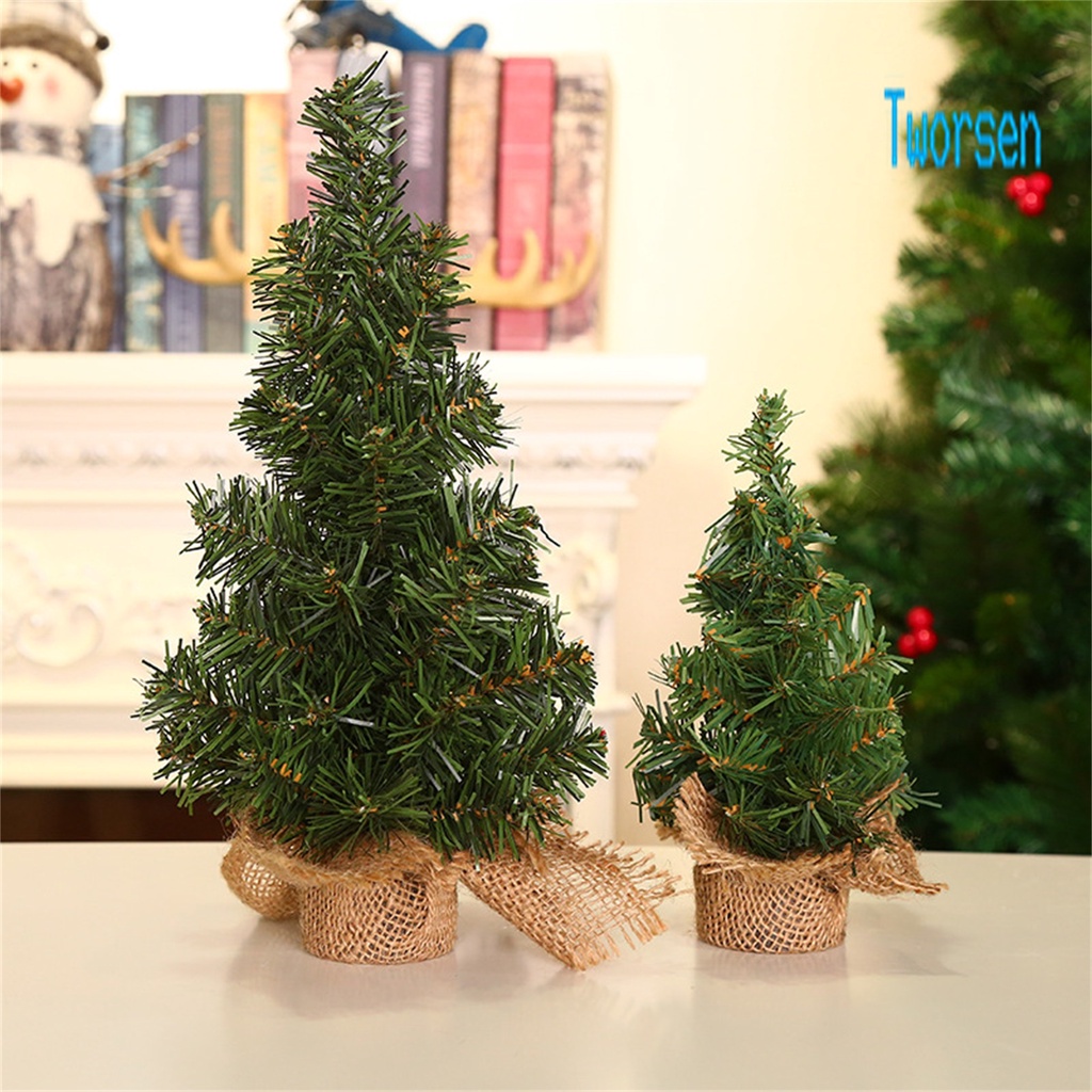 TS Realistic Beautiful Fabric Vivid Mini Christmas Tree Inspirational ...