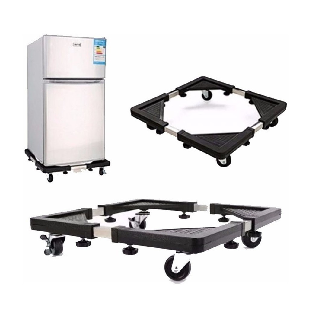 WXD 4 Foot Wheel Adjustable Washing Machine Base Refrigerator Holder ...