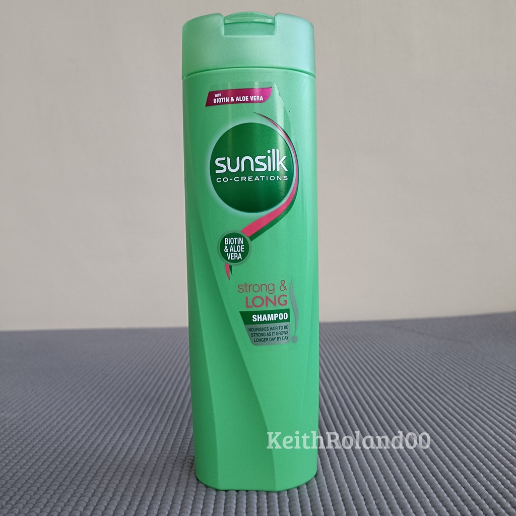 Sunsilk Strong and Long Shampoo with Biotin and Aloe Vera 350 mL ...