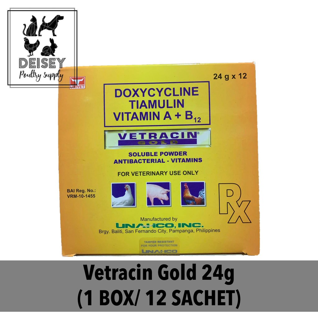 Vetracin Gold 24g (1 BOX/12 SACHET) | Shopee Philippines