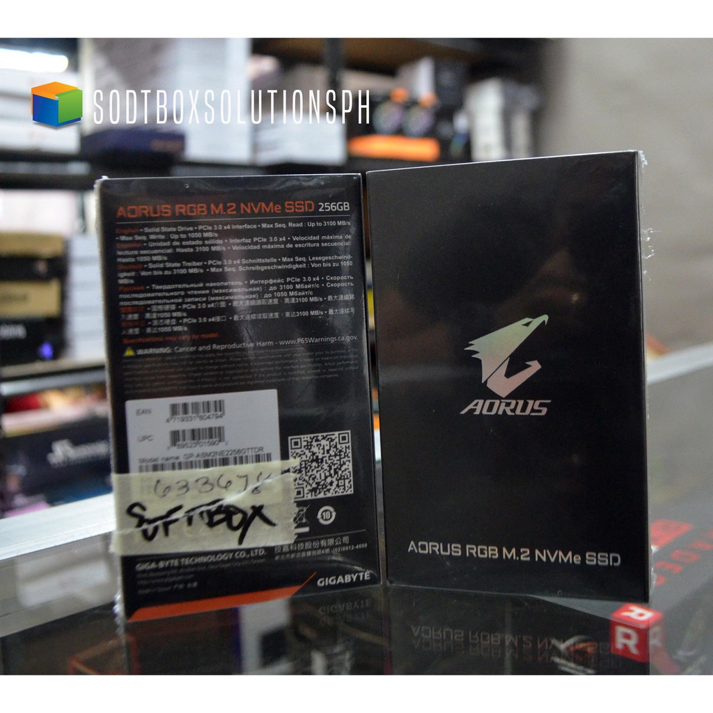 Gigabyte Auros 256Gb Rgb Nvme M2 Ssd Rgb 256Gb | Shopee Philippines